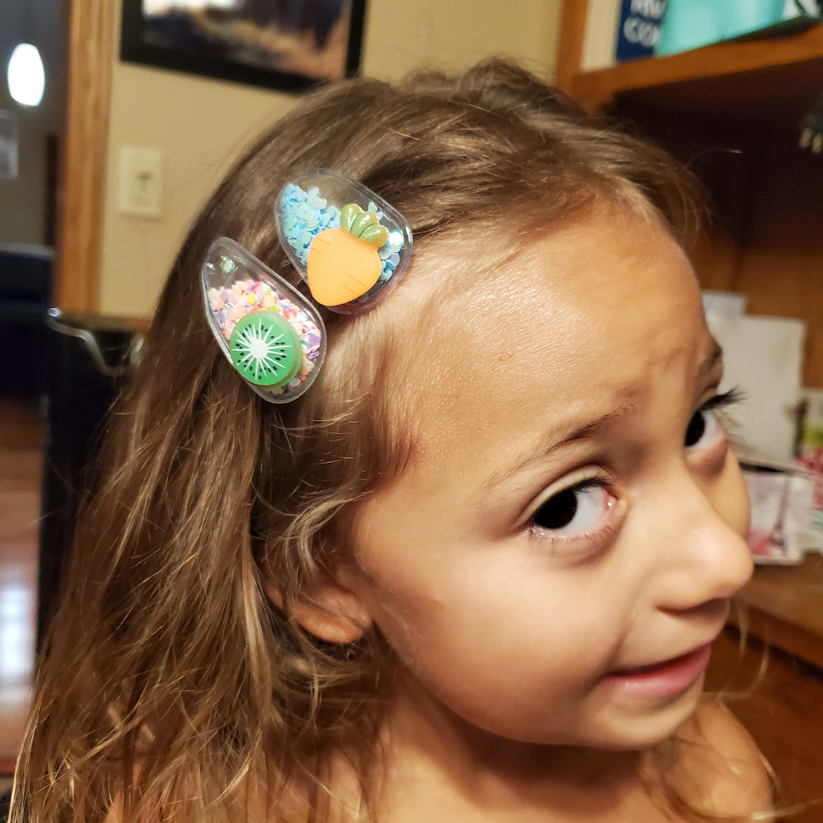 Kiwi Shaker Snap Clip – Sapphire-Passion