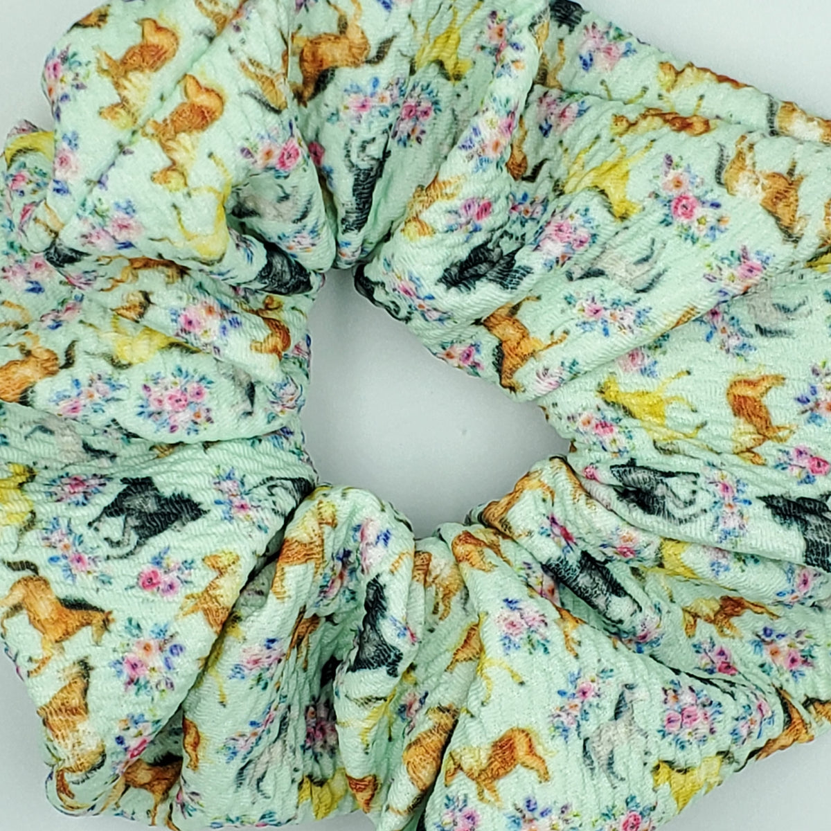 Hair Scrunchie - Horses – Sapphire-Passion